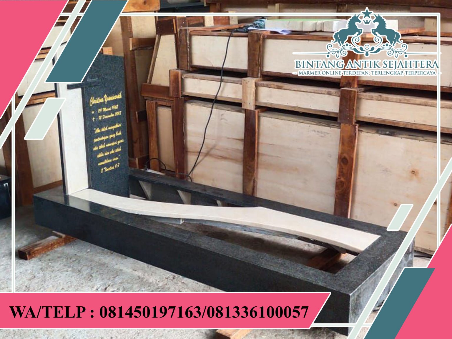 Kijing Makam Minimalis Model Eropa Yang Elegan » Marmer Tulungagung