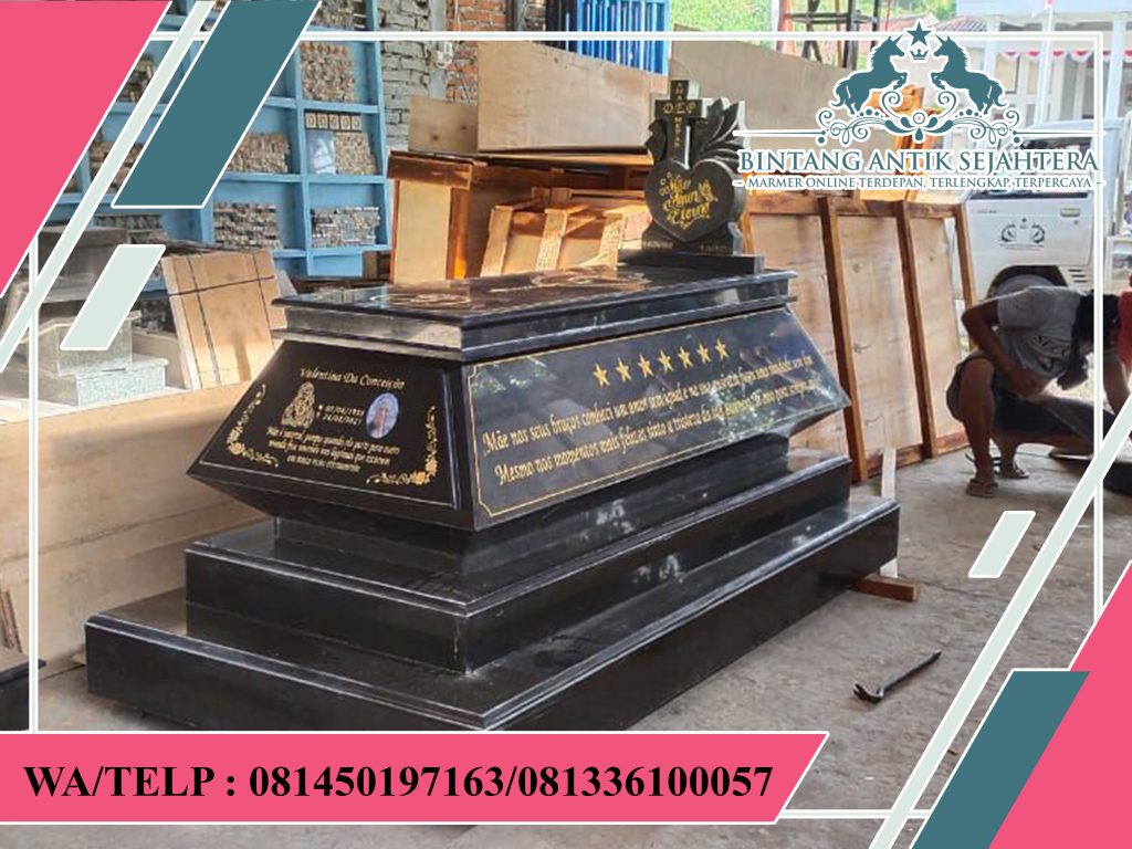 Kijing Makam Marmer Modern Bertipe Trap » Marmer Tulungagung