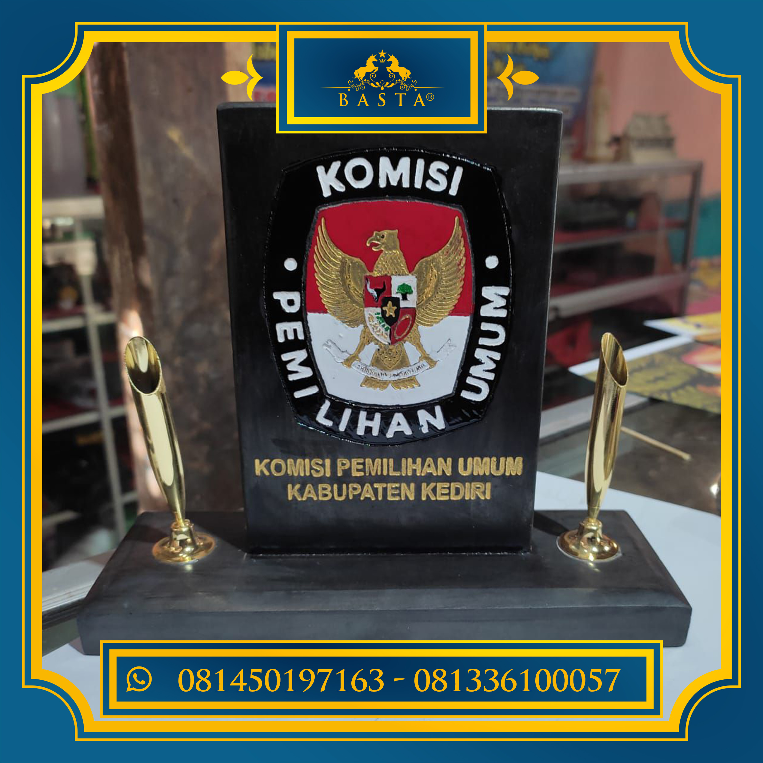 Model Tempat Pulpen Meja Kantor Unik dengan Gambar Logo Mewah » Marmer ...