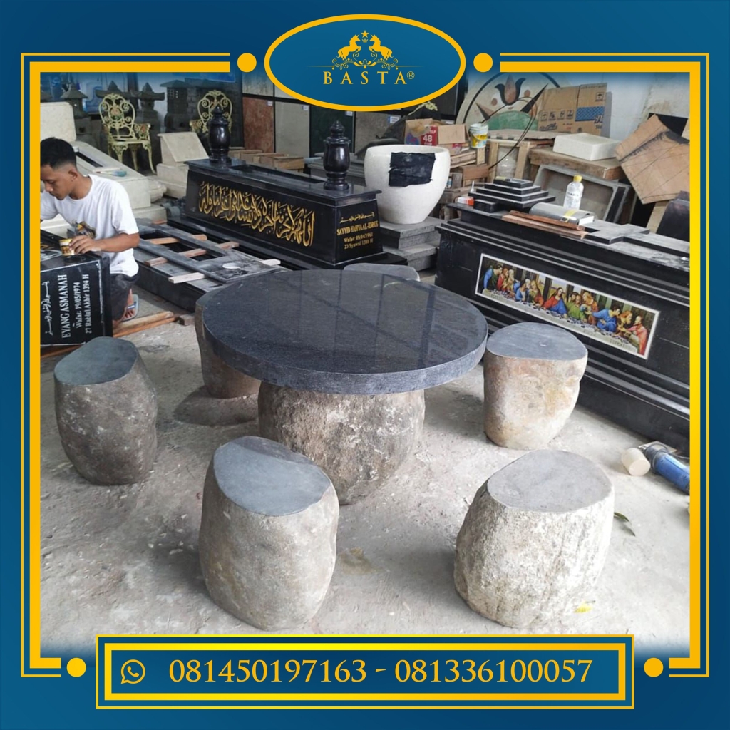Contoh Meja Batu Kali Minimalis dengan Desain Terbaru » Marmer Tulungagung