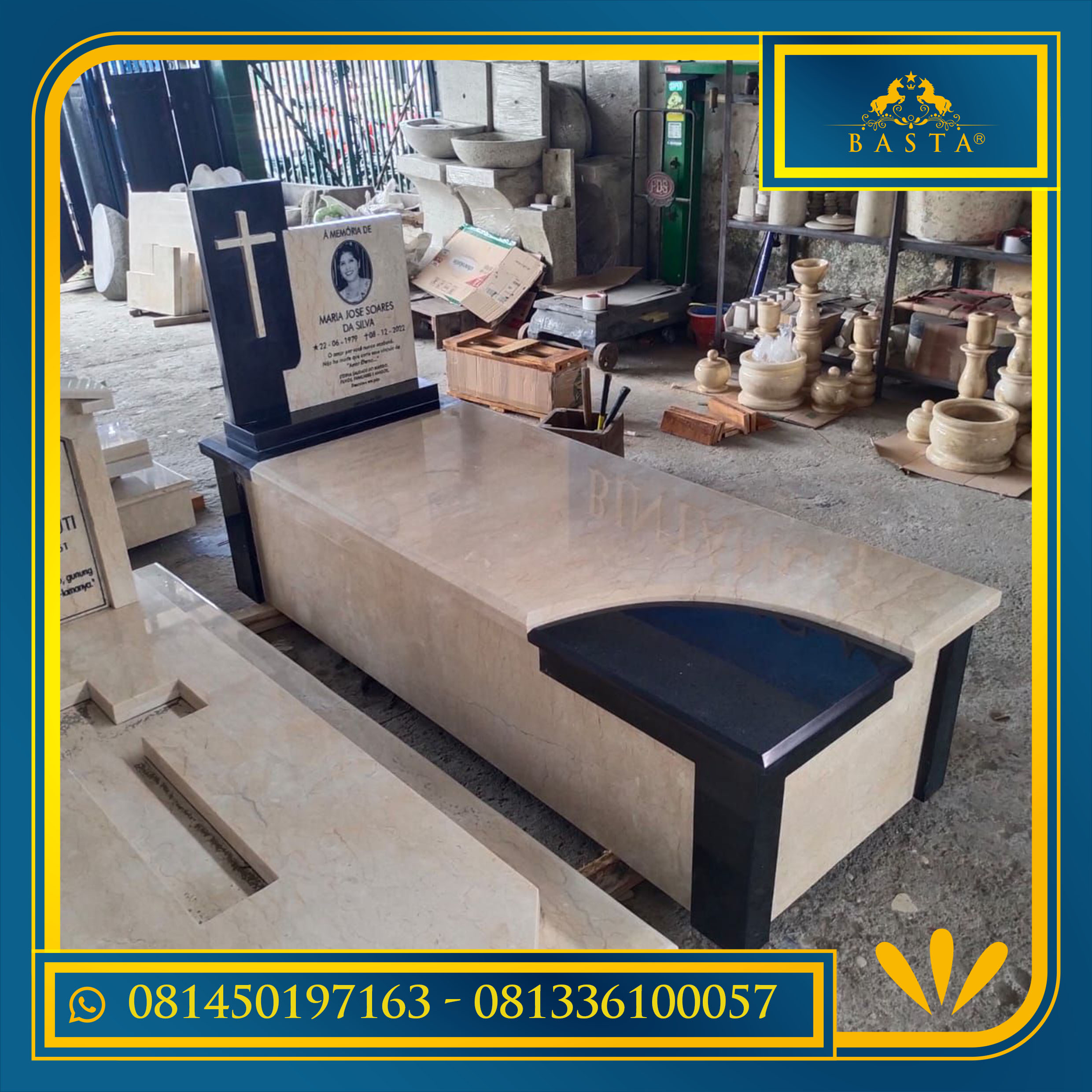 Kijing Makam Keramik Paling Mewah dan Bergaransi Merk BASTA » Marmer ...