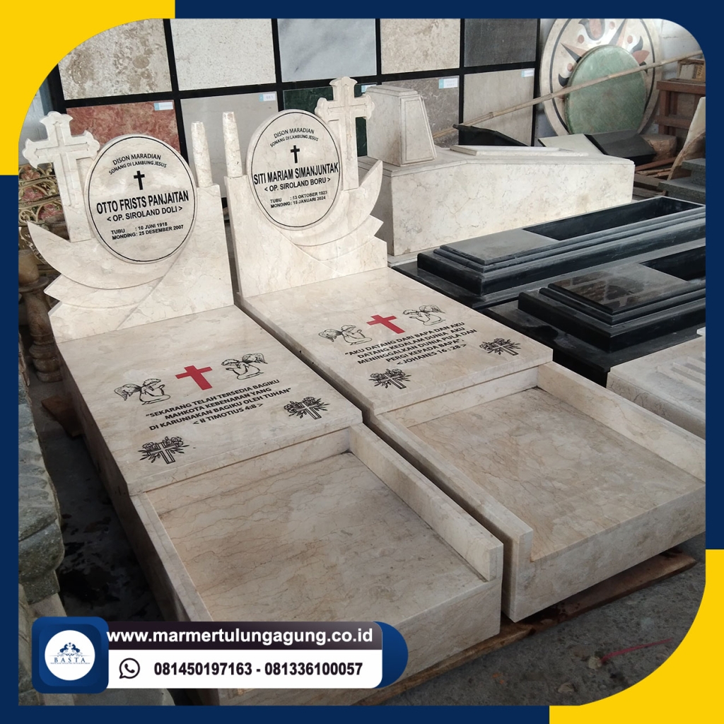 DESIGN MAKAM MARMER MEWAH TERBARU DARI BASTA MARMER SELALU LARIS DAN ...